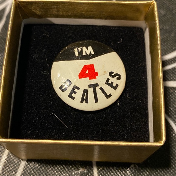 Jewelry | Original Vintage 1964 Im 4 Beatles Size 78 Pin Button By ...